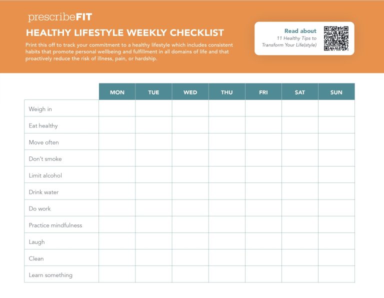 11 Healthy Tips to Transform Your Life(style) - Prescribe FIT