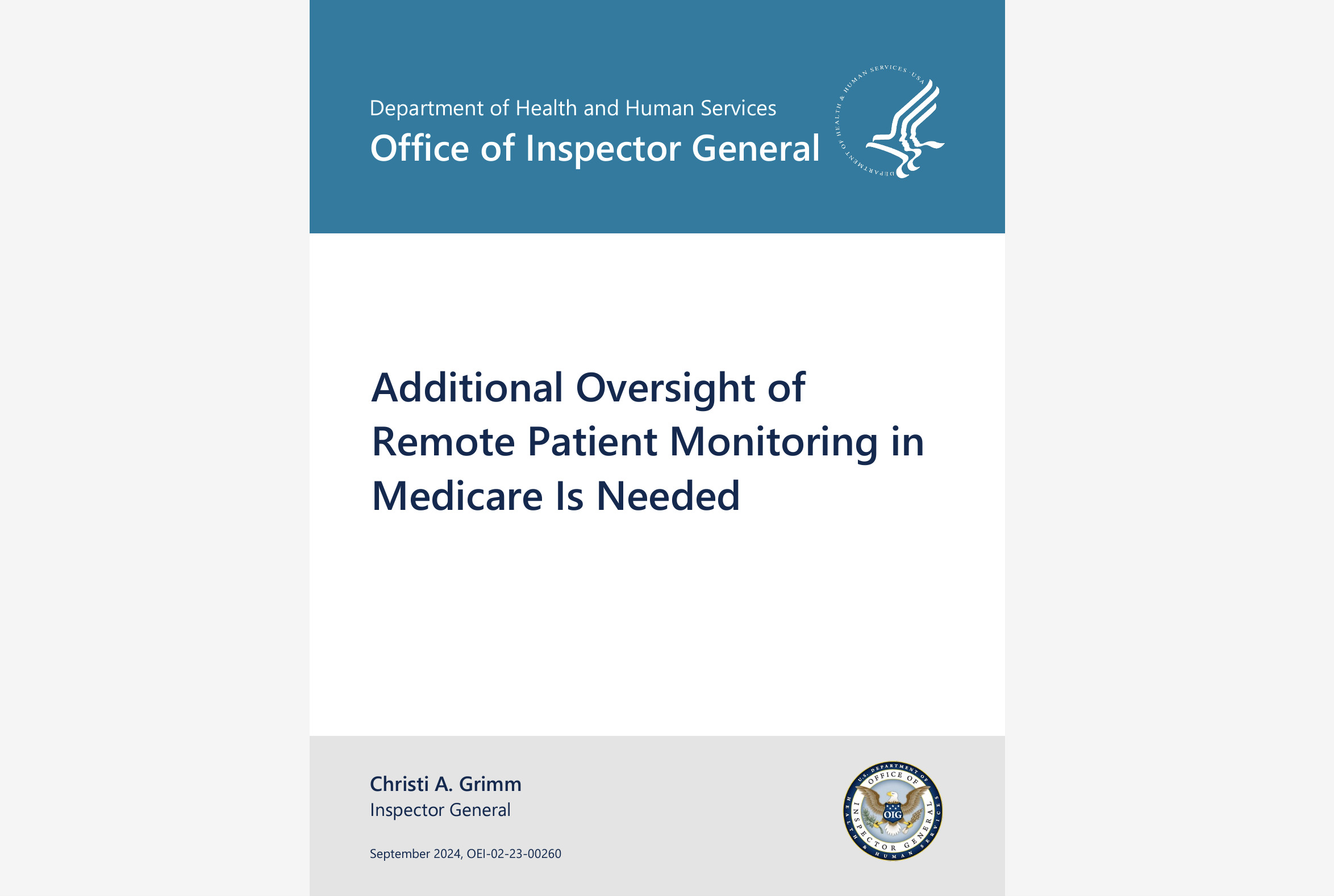 Insights from the OIG's Recent Report on Remote Patient Monitoring ...