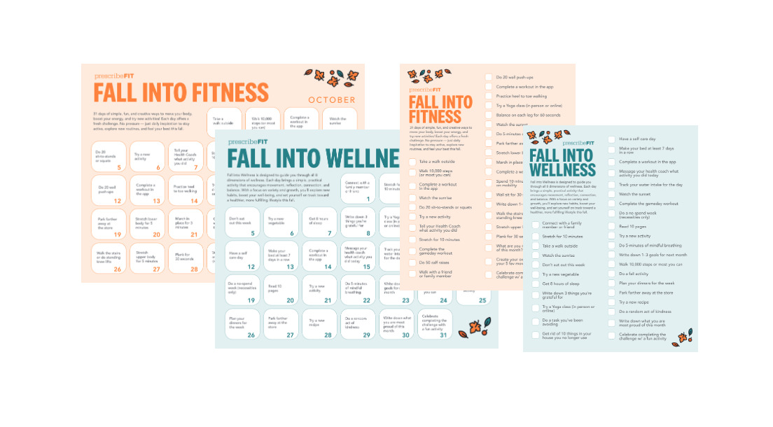 Fall Into Fitness & Wellness: Two 31-Day Challenges to Feel Your Best ...