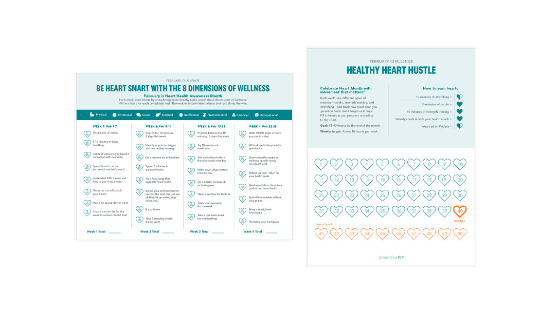 February Heart Month: Two Fun Lifestyle Challenges to Build a Heart ...
